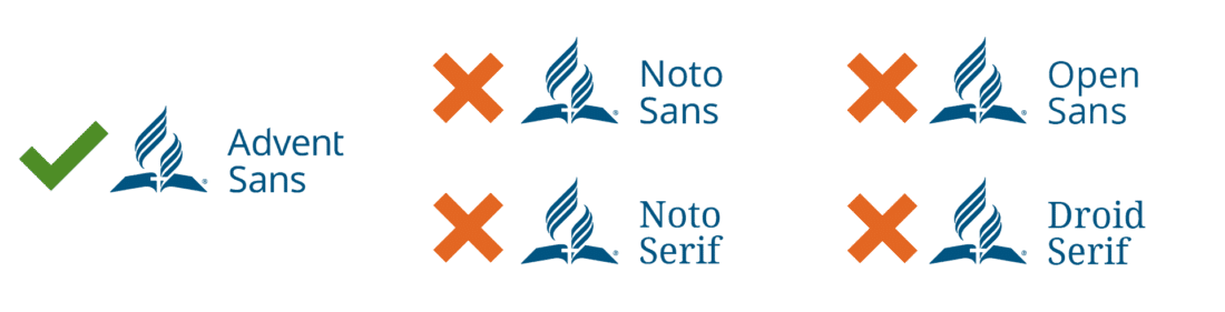 Secondary Typefaces - Identity Guideline System